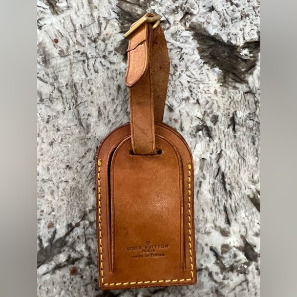 Louis Vuitton | Bags | Authentic Louis Vuitton Id Name And Address Tag ...
